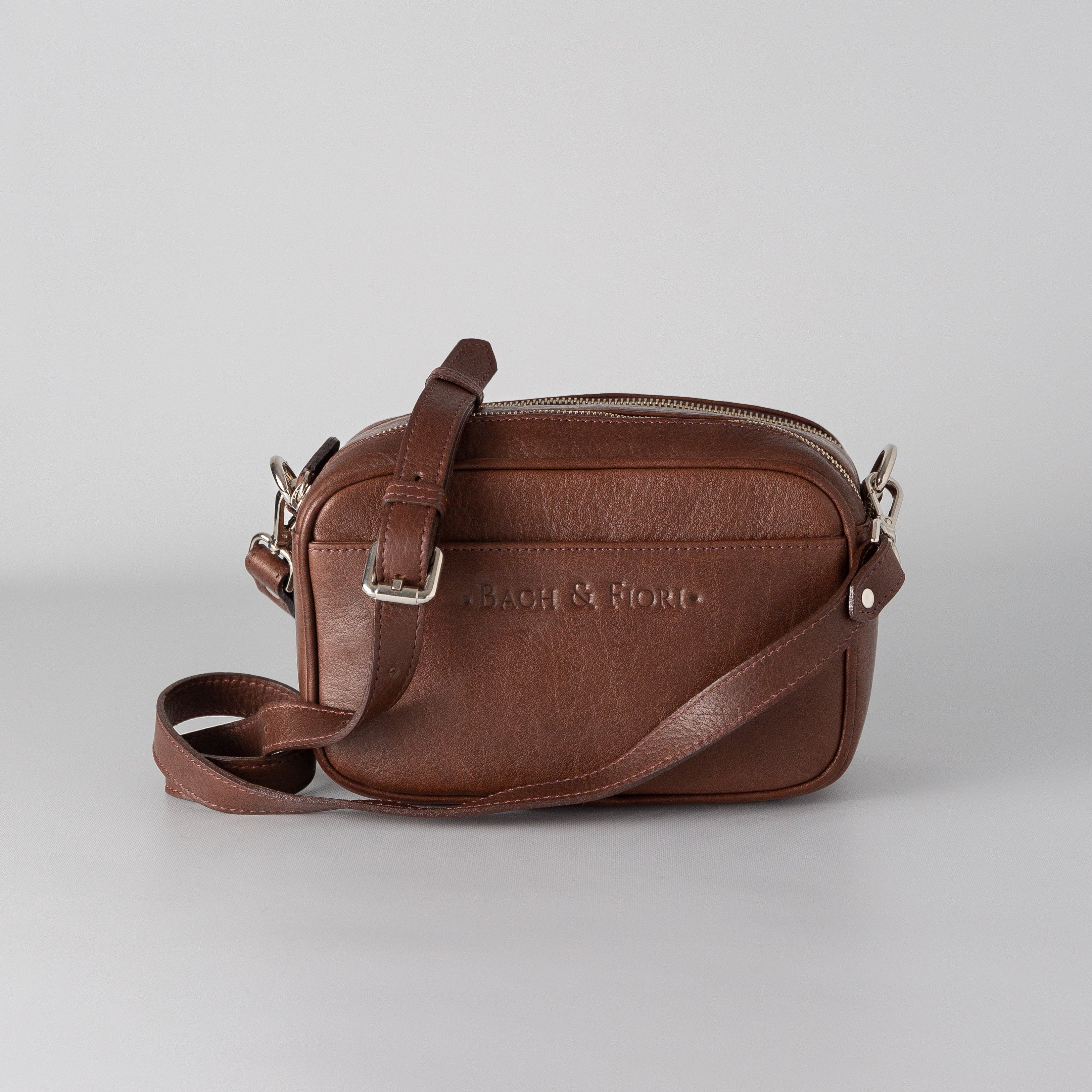 Felipa Cuboid-Shoulder Bag Chocolate – Bach & Fiori